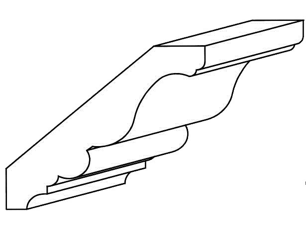 OG26 - Ogee moldings 2 7/8"H x 3 1/8"D x 96"L (Stowe - Lithium) – North ...